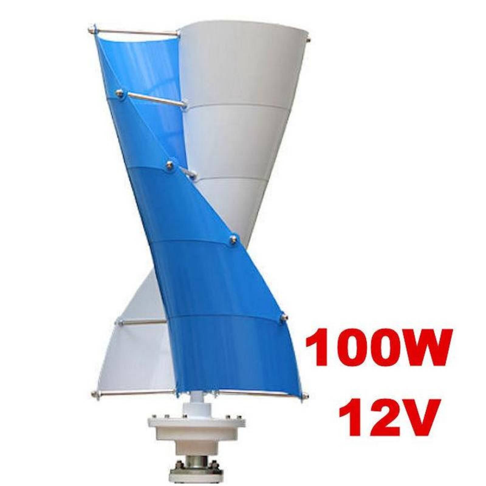 Generador Eolico Vertical Pro, MXSGY-001-4, 100 W, 12V, Vientos Hasta 162Km/hr, -40 a 80C ...