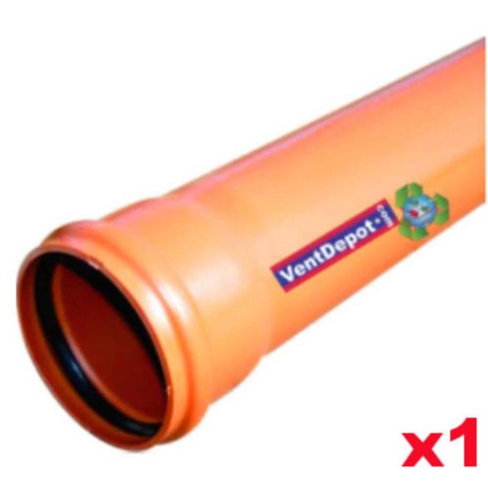 Tubo PVC Alcantarillado Industrial MXSRW-061 1 Pza 630mm Diámetro 15,4 ...