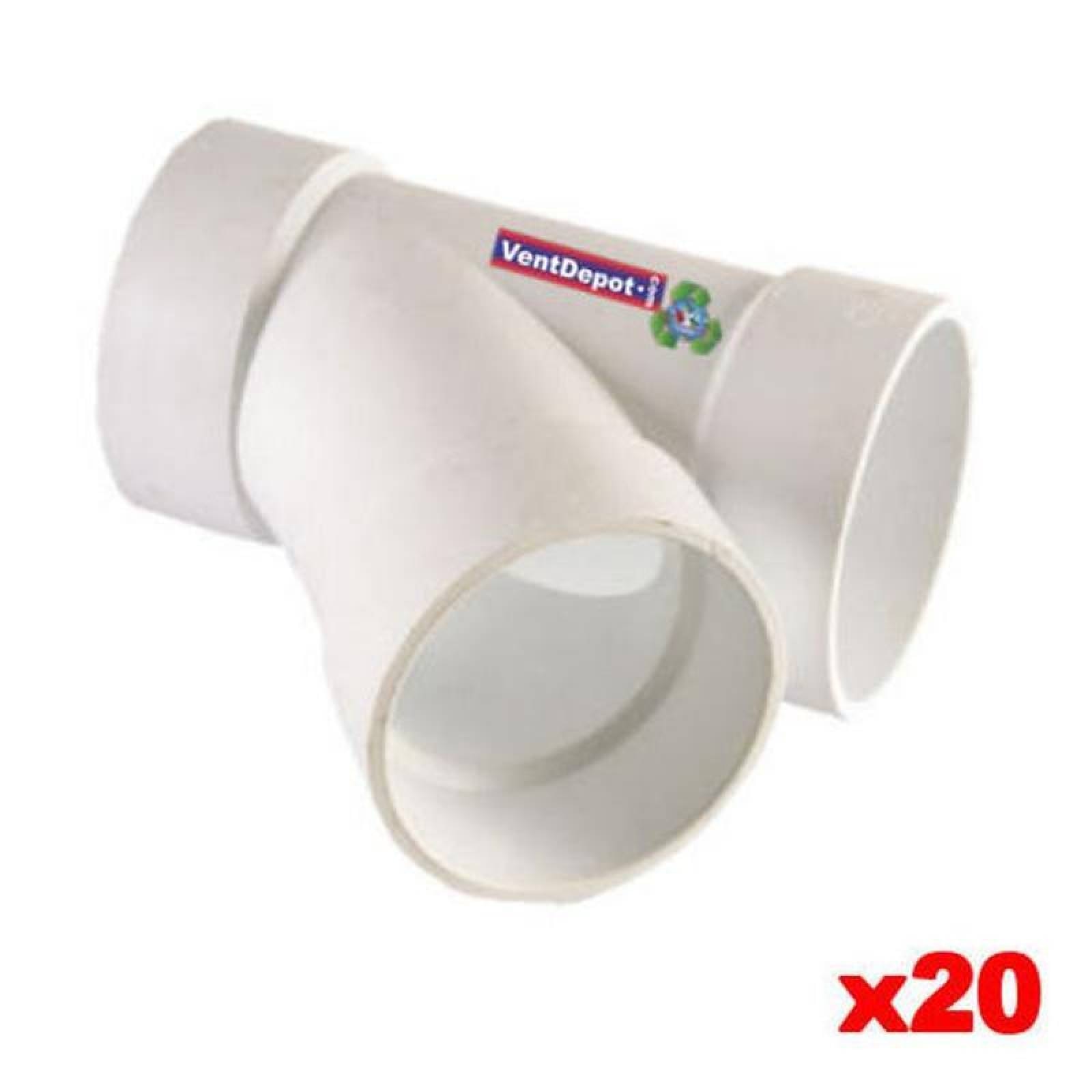 Tuberia PVC Yee Conexion MXYSR-004-1 20 Pzas 110x50mm Diámetro Yee ...