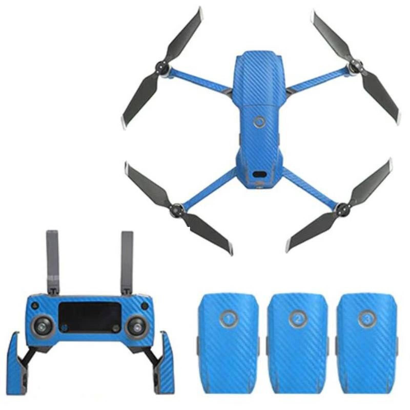 Stickers de Carbon Mavic 2 Zoom, MXMAV-002-5, Pegatinas, Color Azul ...