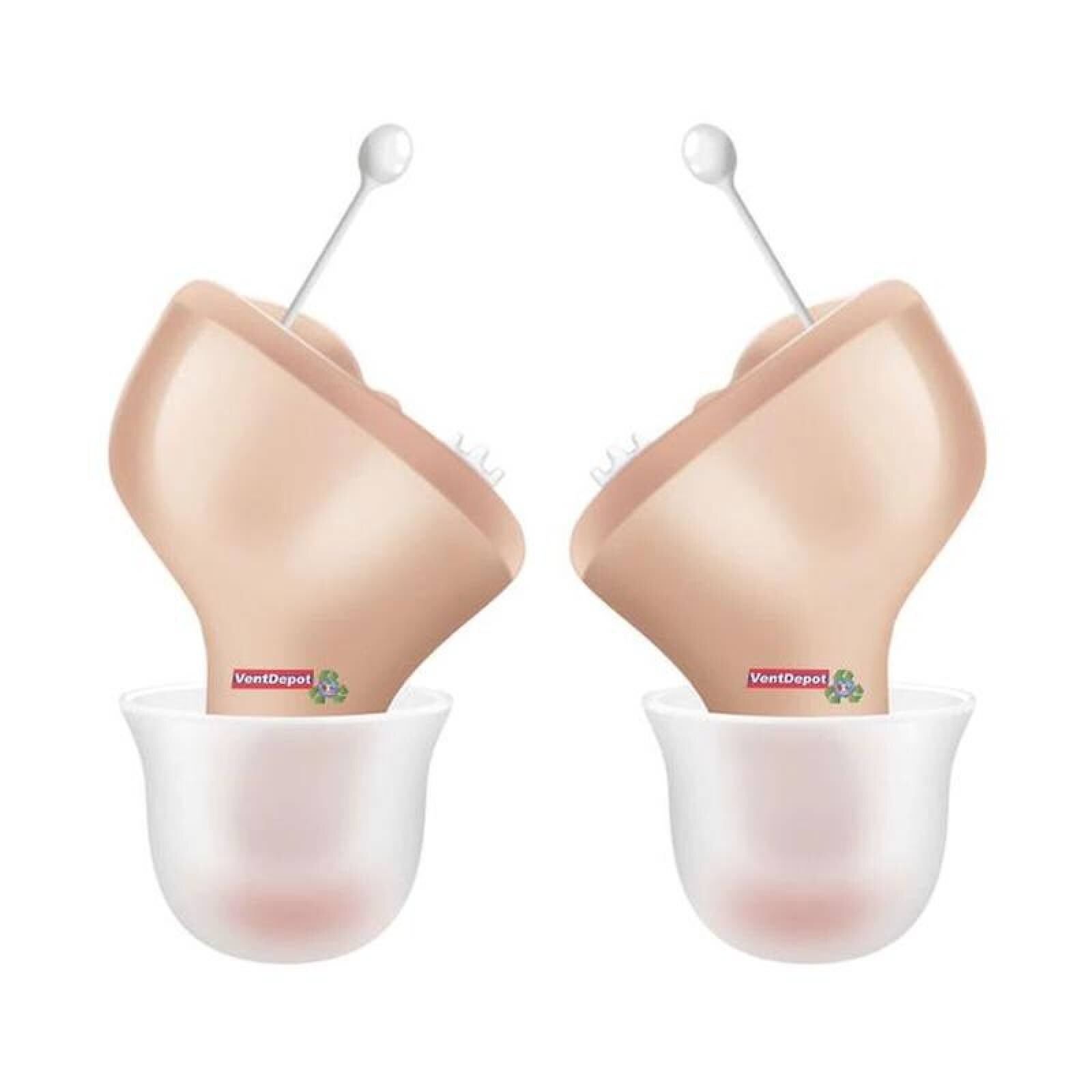 Audífono Mini CIC Invisible, MXHGL-002-10, 1 par, Beige, 200Hz -7645Hz ...