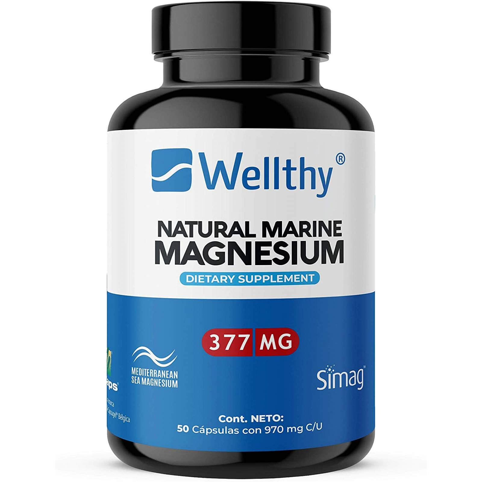 Natural Marine Magnesium Wellthy 50 caps