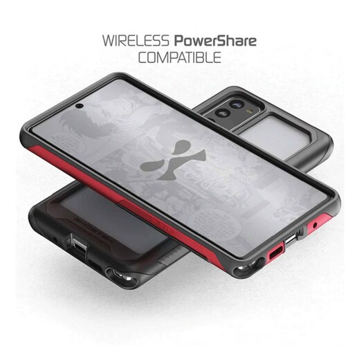 Funda GHOSTEK Atomic para Samsung NOTE 20 Aluminio Roja
