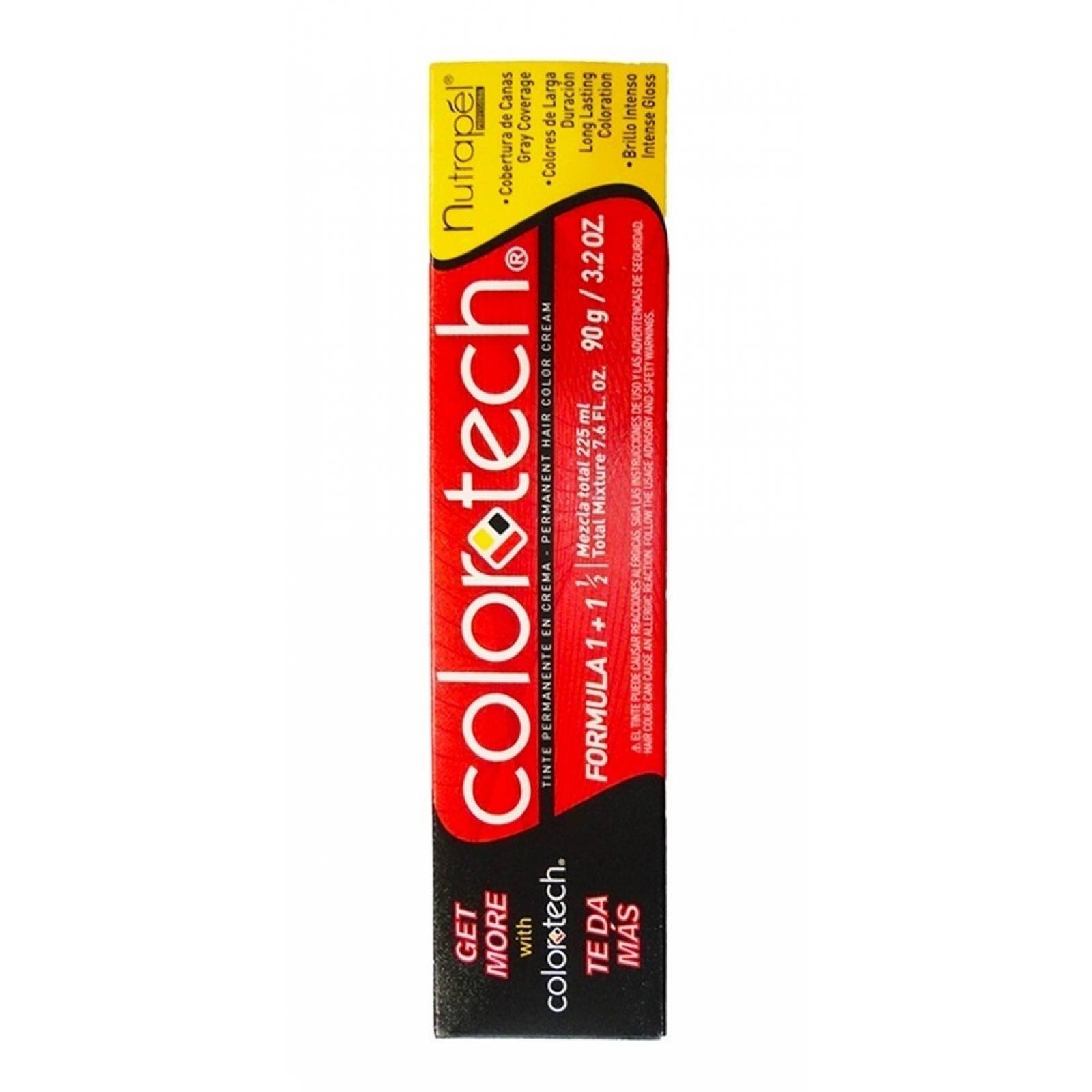 Tinte Permanente Profesional Colortech Nutrapel