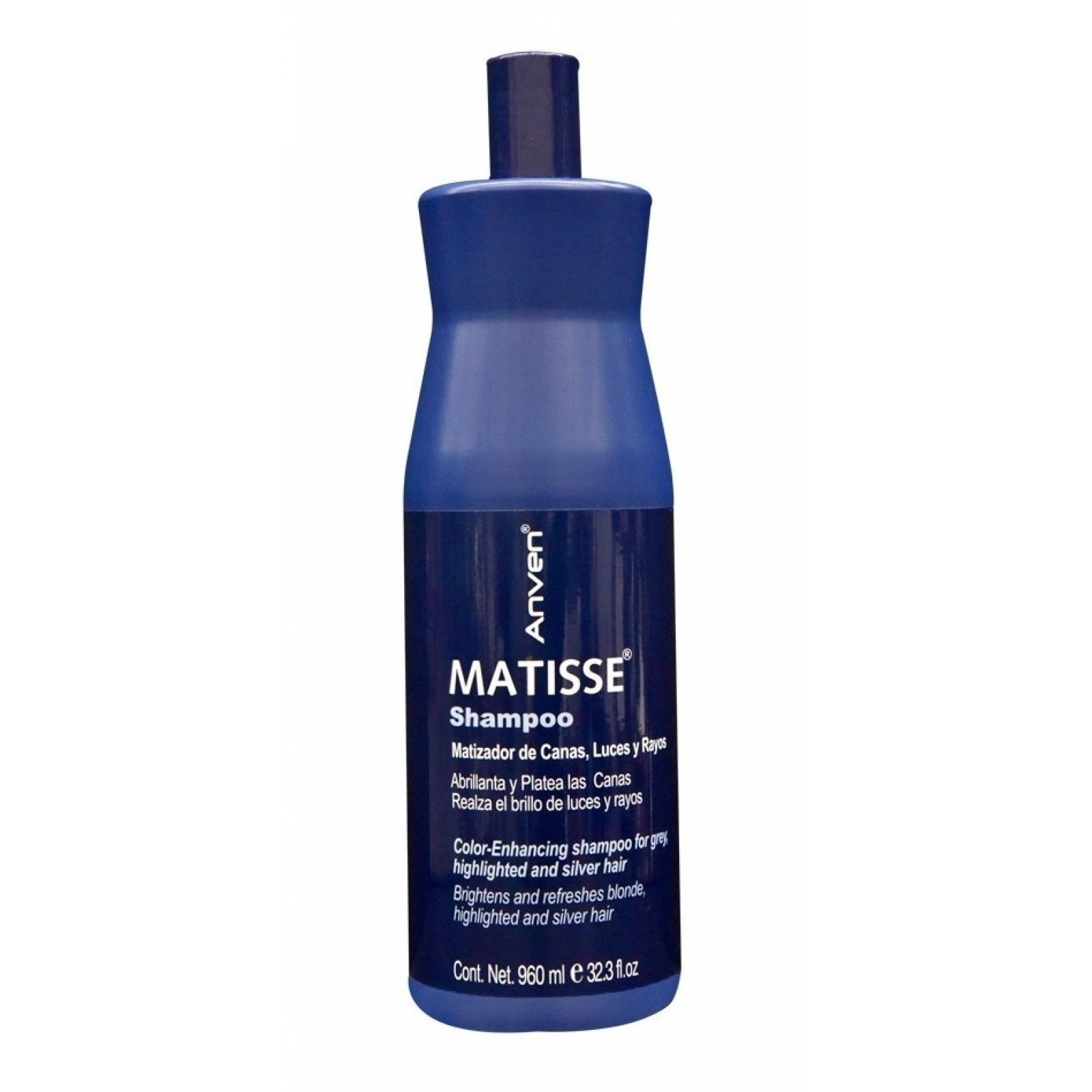 Shampoo Matizador Mechas Y Canas Matisse Anven 960ml
