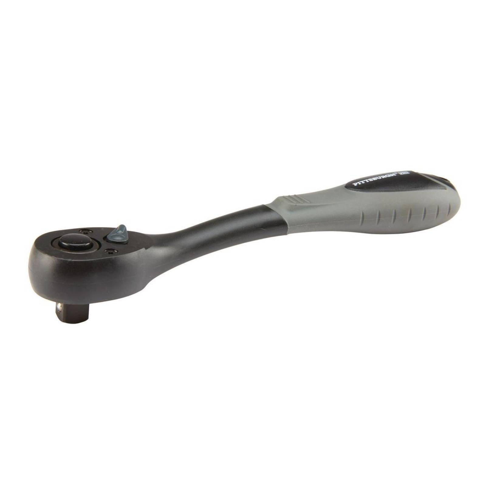 Matraca chromo vanadio c/ agarre de TPR de 1/2 Pulg