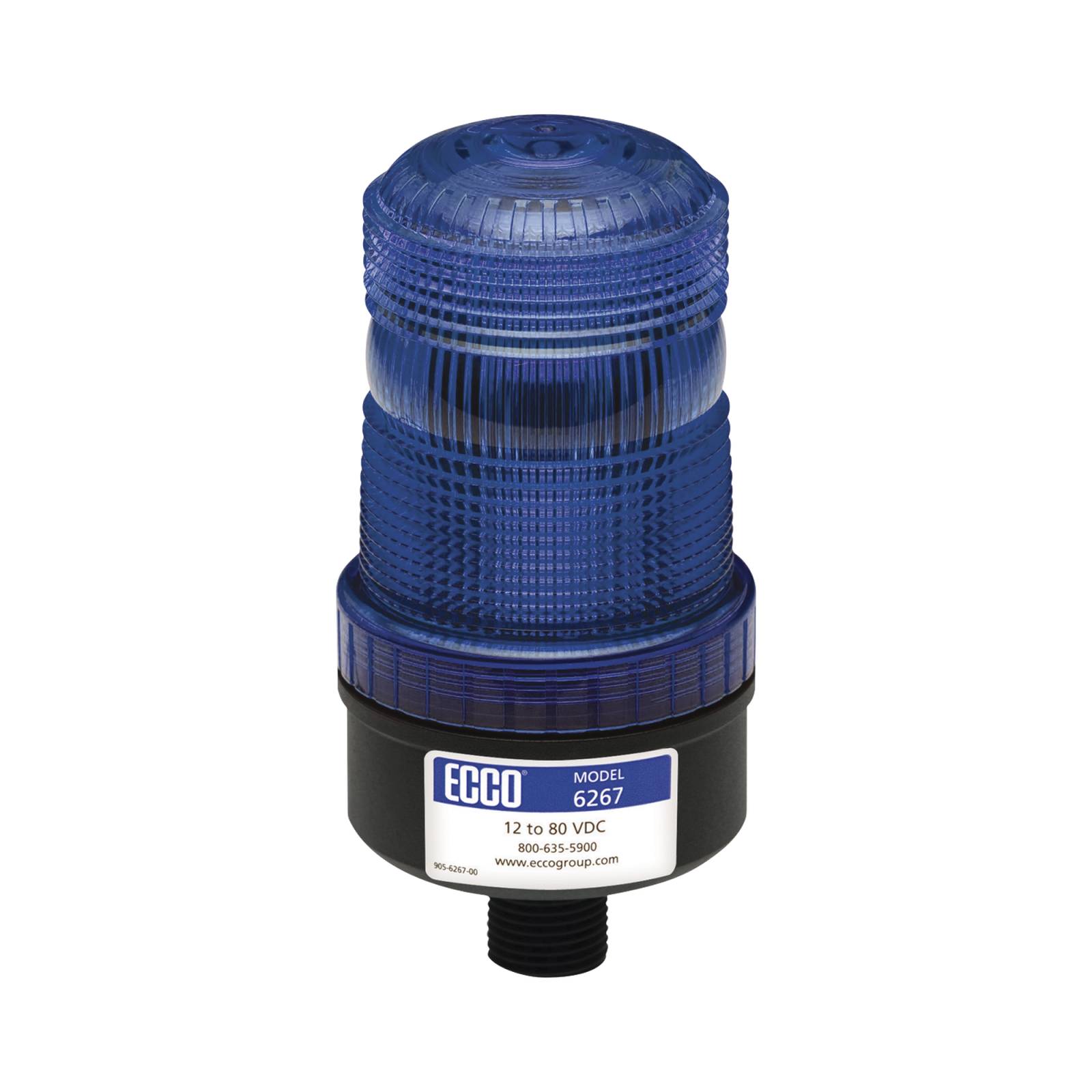 Mini Baliza De Led Color Azul Montaje Permanente