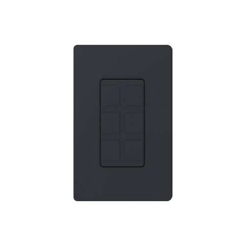 Placa De 6 Puertos, Color Negro Night. Modelo: Sc-6pf-mn