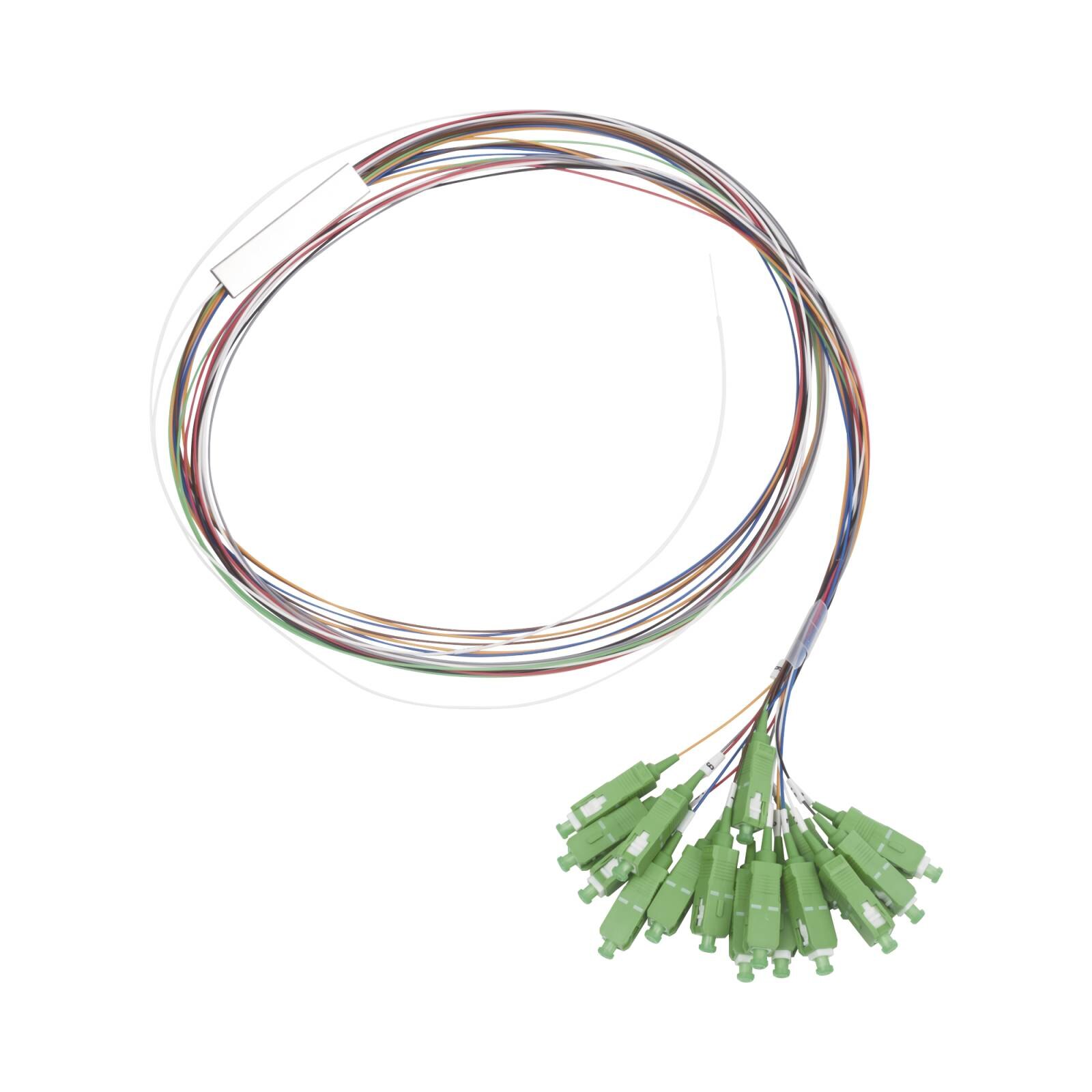 Splitter (Divisor Óptico) tipo PLC, de 1x16, conectores SC/APC de salida