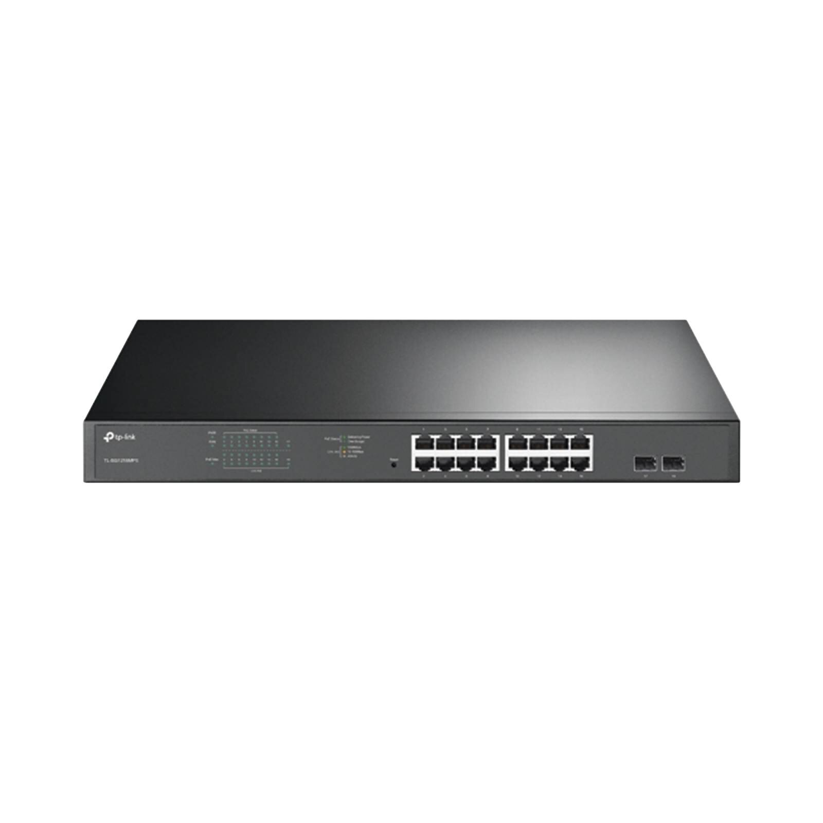 Switch JetStream de 16 puertos 10/100/1000Mbps y PoE af/at, 2 puertos ...