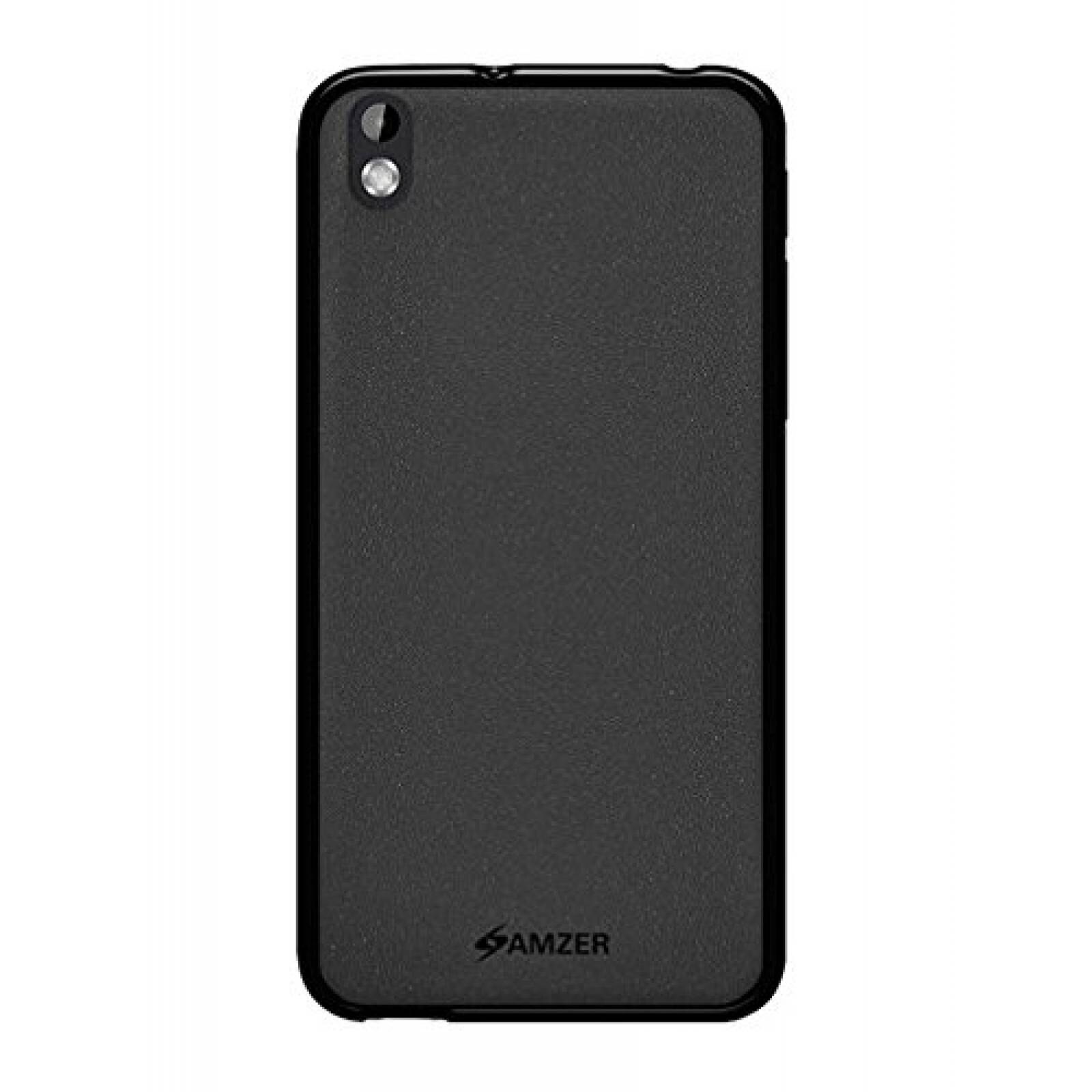 Funda Amzer Pudding Soft Gel TPU Skin Fit Case for HTC Desire 816, Black