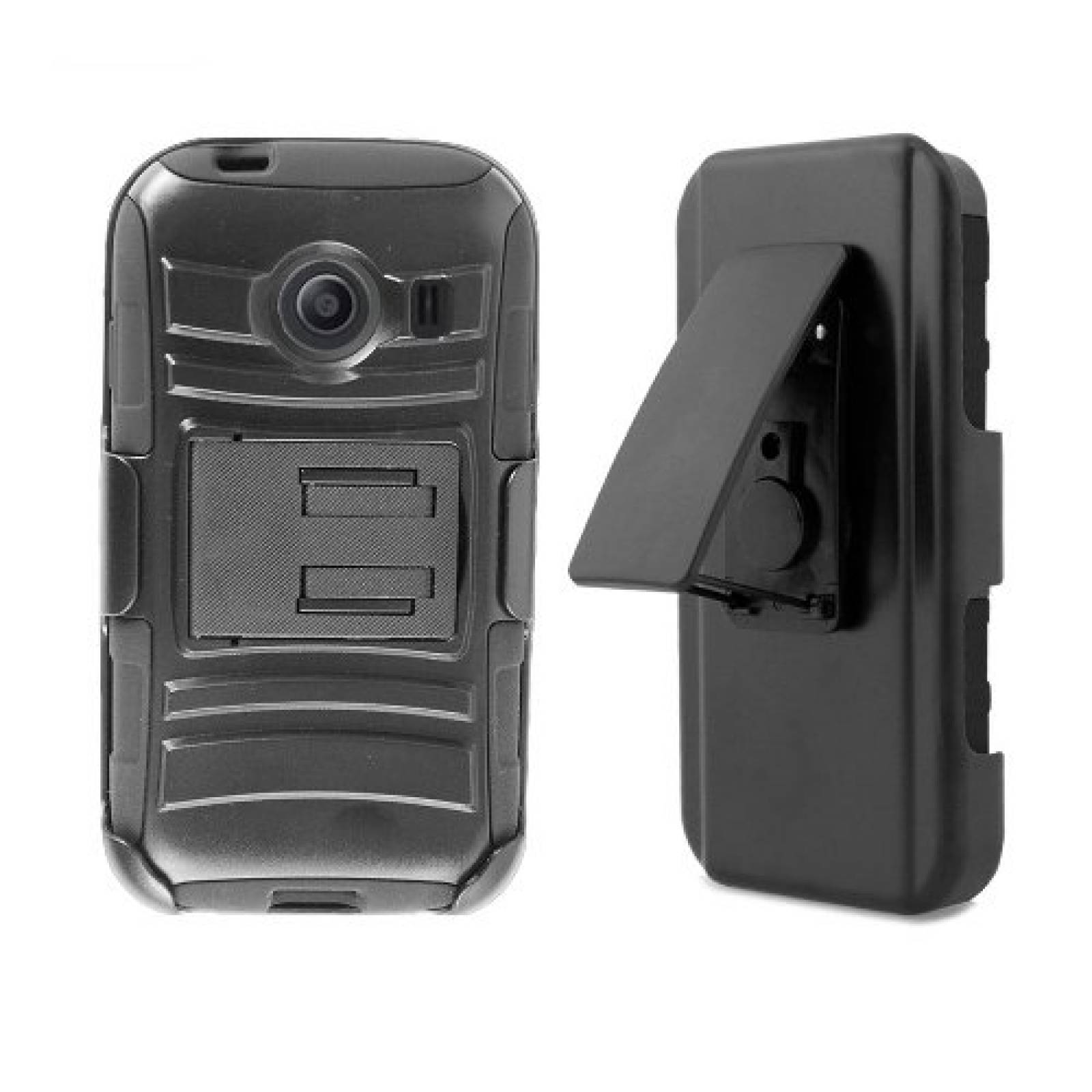 Funda C&E Shell Case Armor Combo for Samsung Galaxy Ace Style S765C, Black