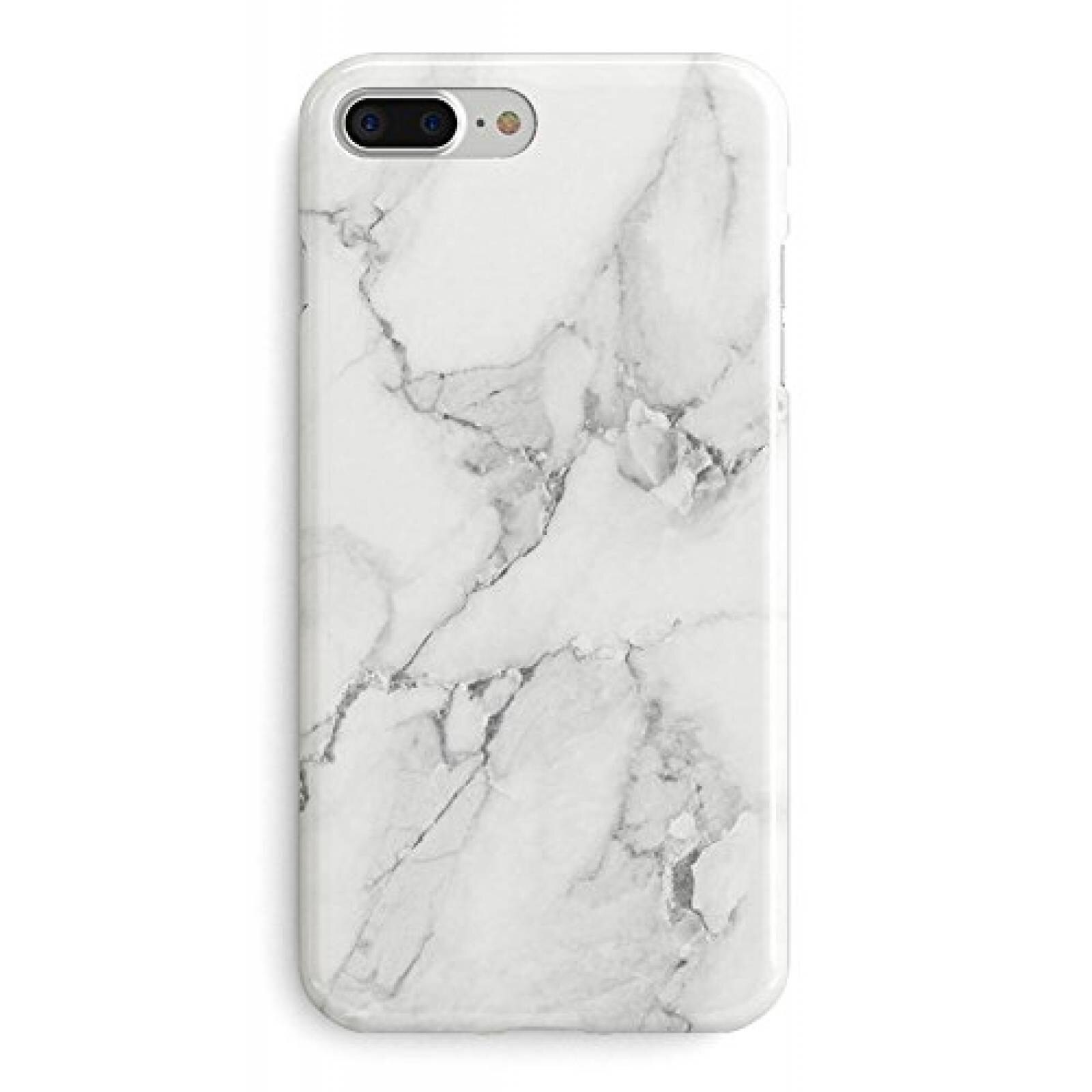 Funda Recover Funda White Marble para iPhone 8 Plus - 7 Plus - 6 Plus ...