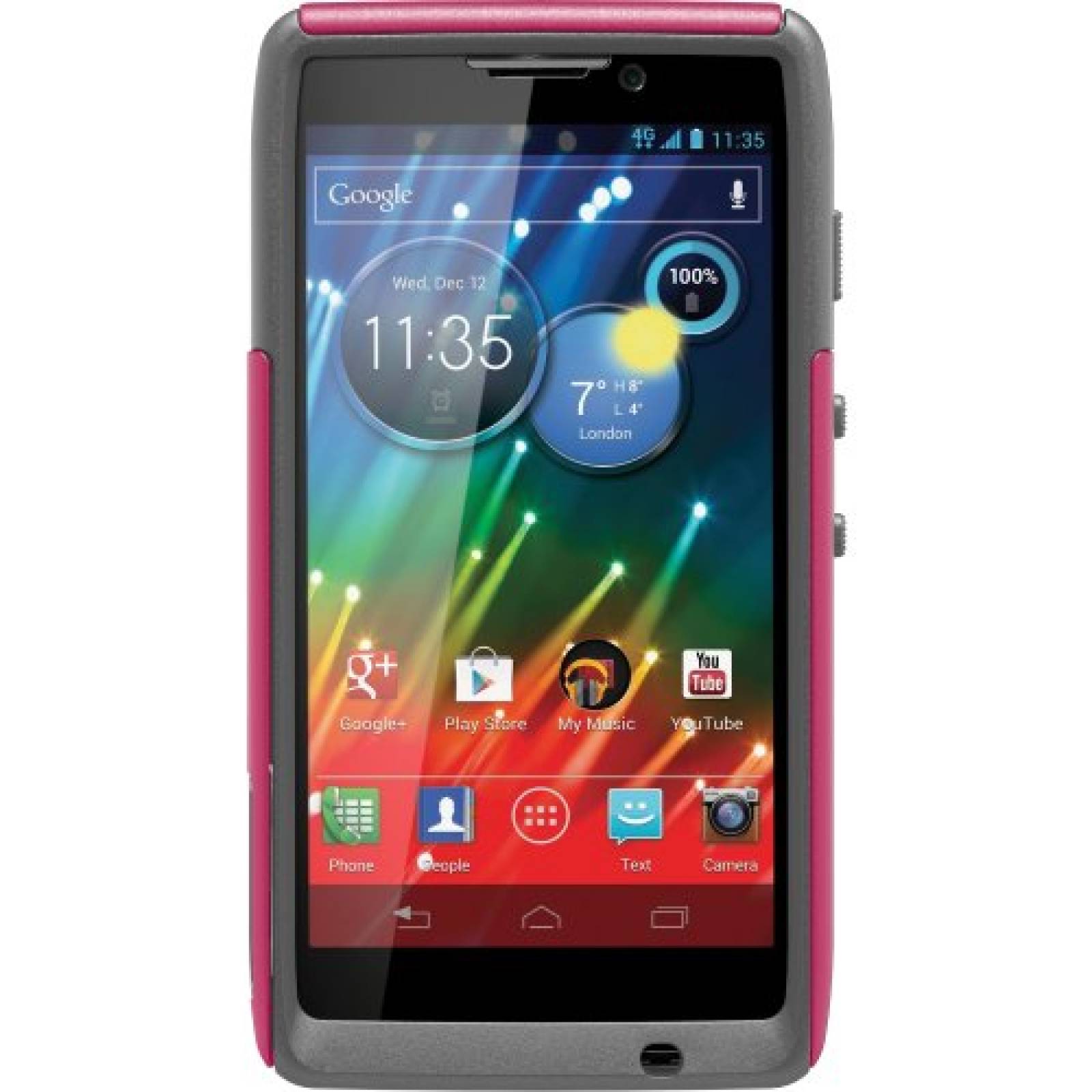 Funda Otterbox Serie Commuter Estuche para Motorola RAZR rosa/gris