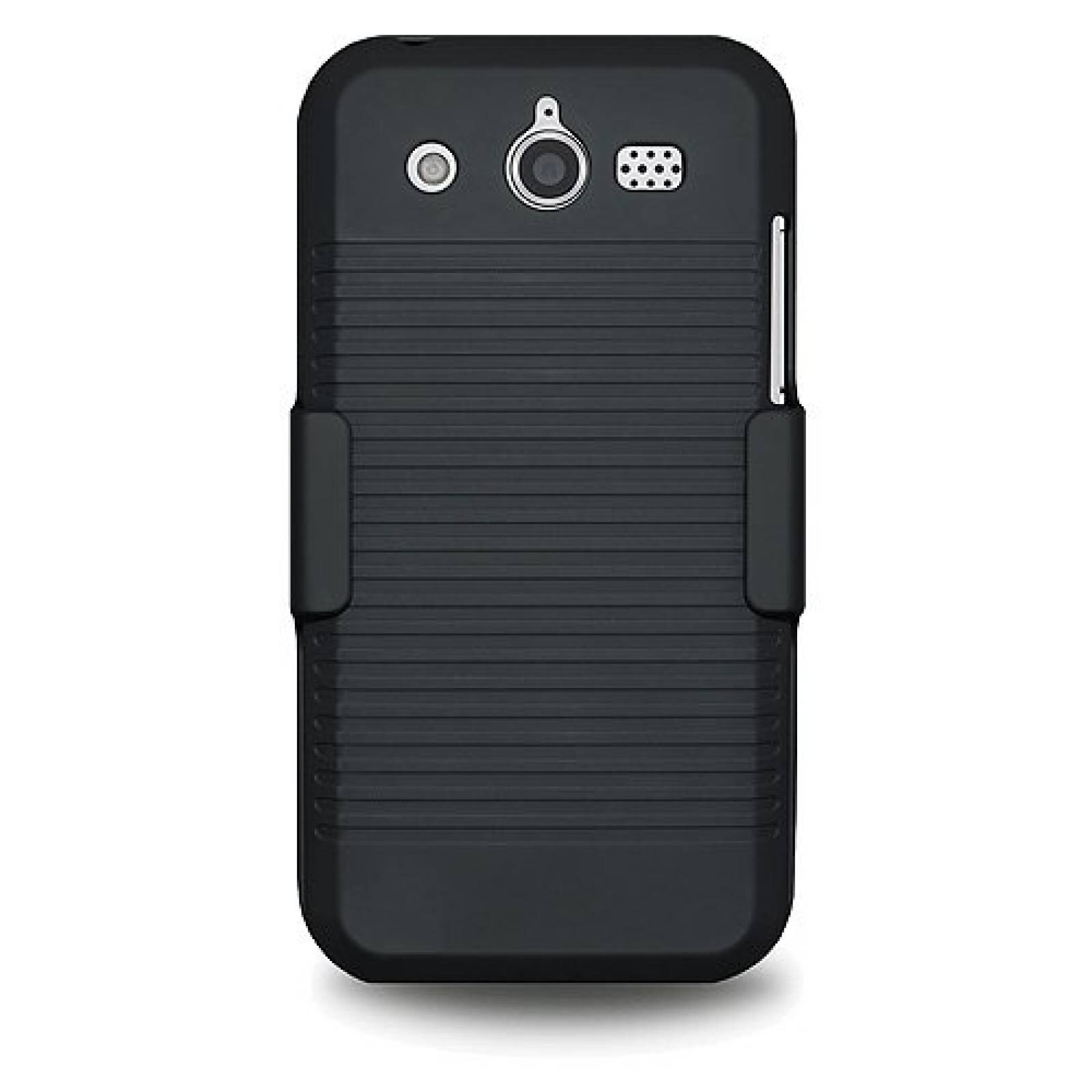 Funda Amzer AMZ93493 Shellster for Huawei Mercury M886, ack, Black