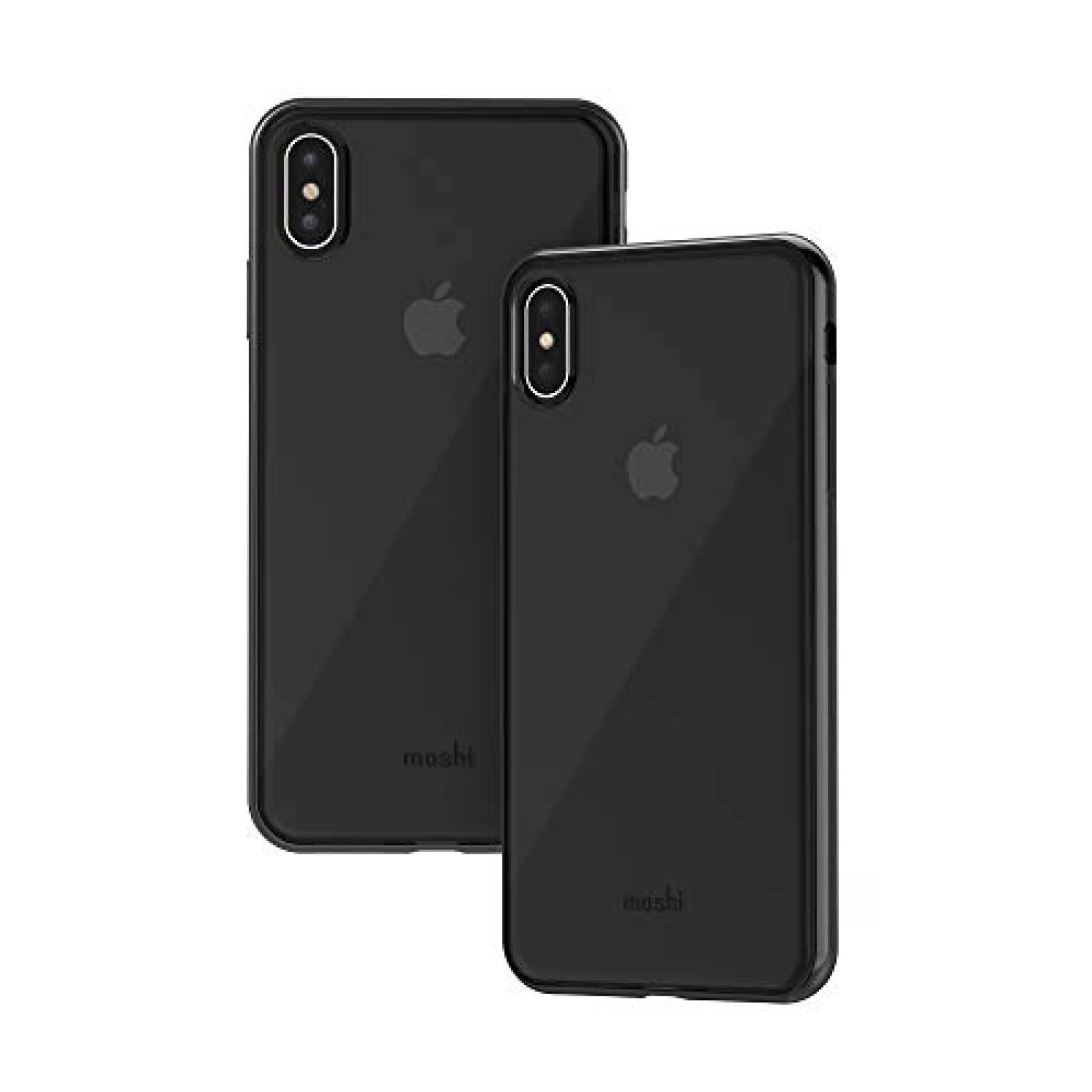Funda Moshi Vitros - Funda Transparente para iPhone XS M ica, Negro