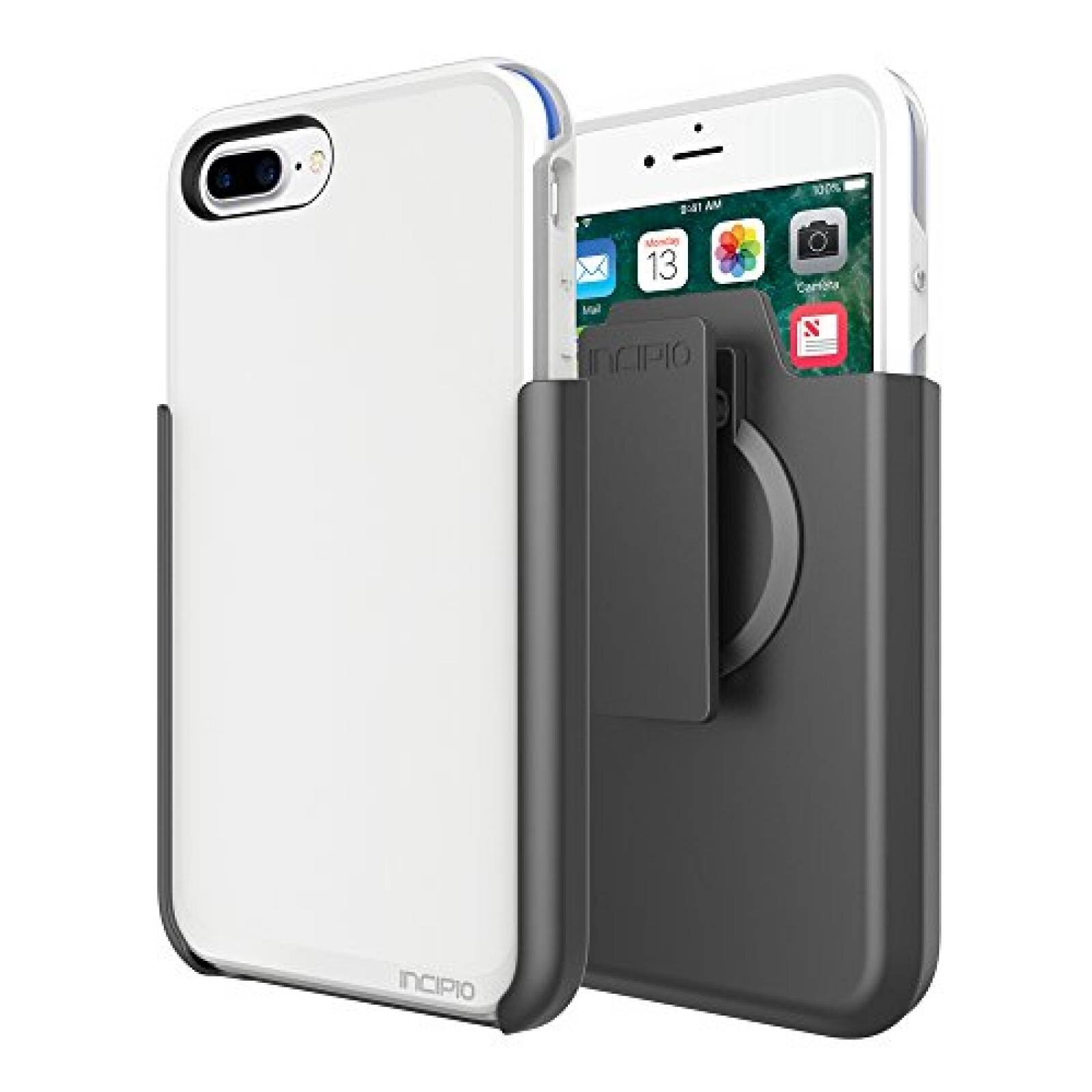 Funda Incipio - Carcasa para iPhone 7 Plus, Blanco/Azul