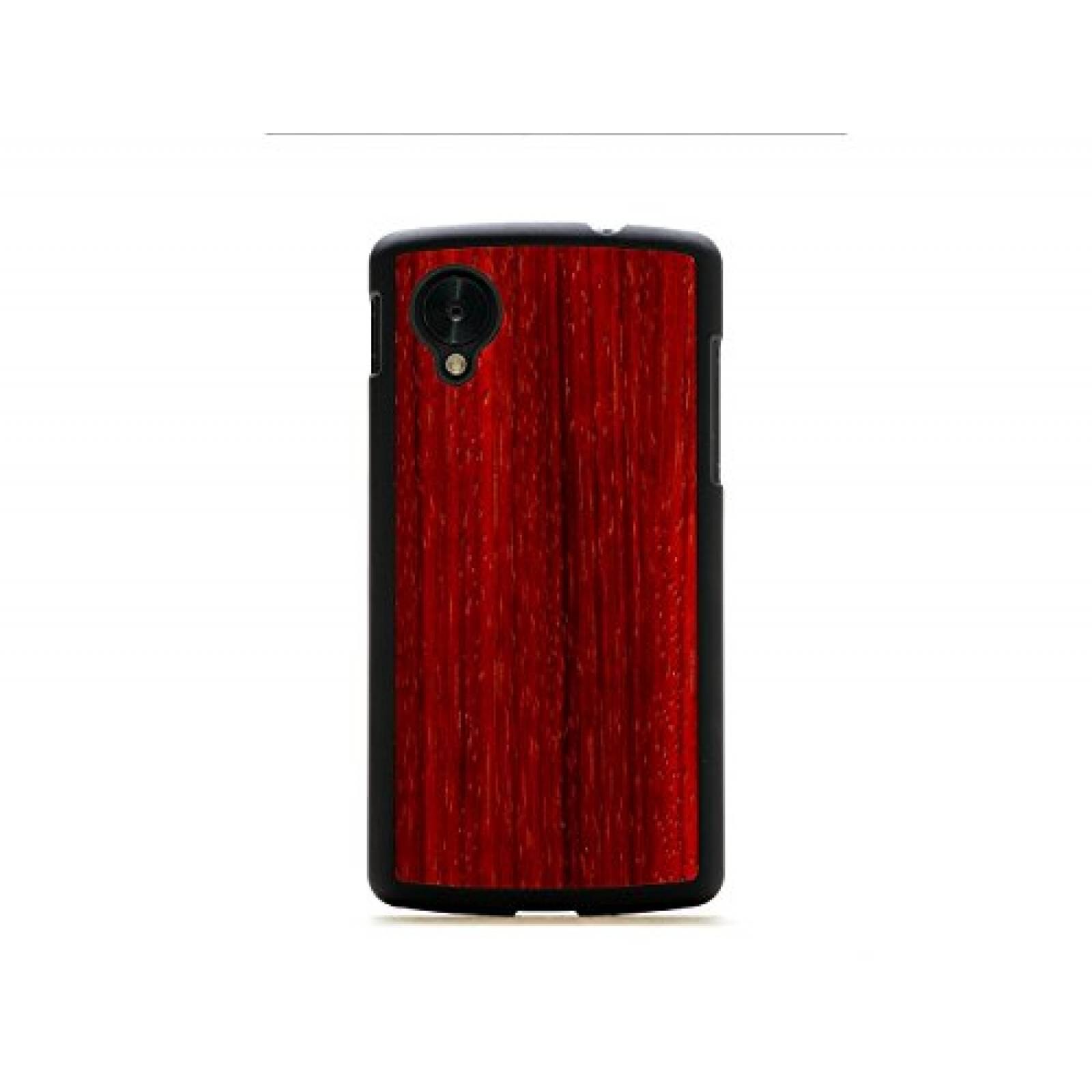 Funda Carved N5-BC1F Case for Google Nexus 5, Matte Black Wood/Padauk