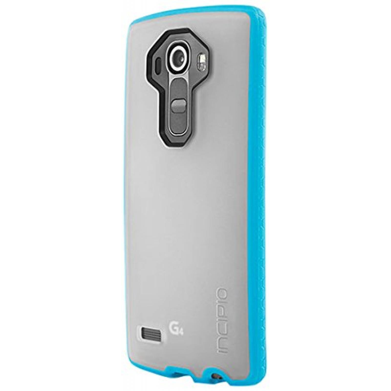 Funda Incipio LG G4 Case, [Clear] Octane Case for LG G4-Frost/Neon Blue