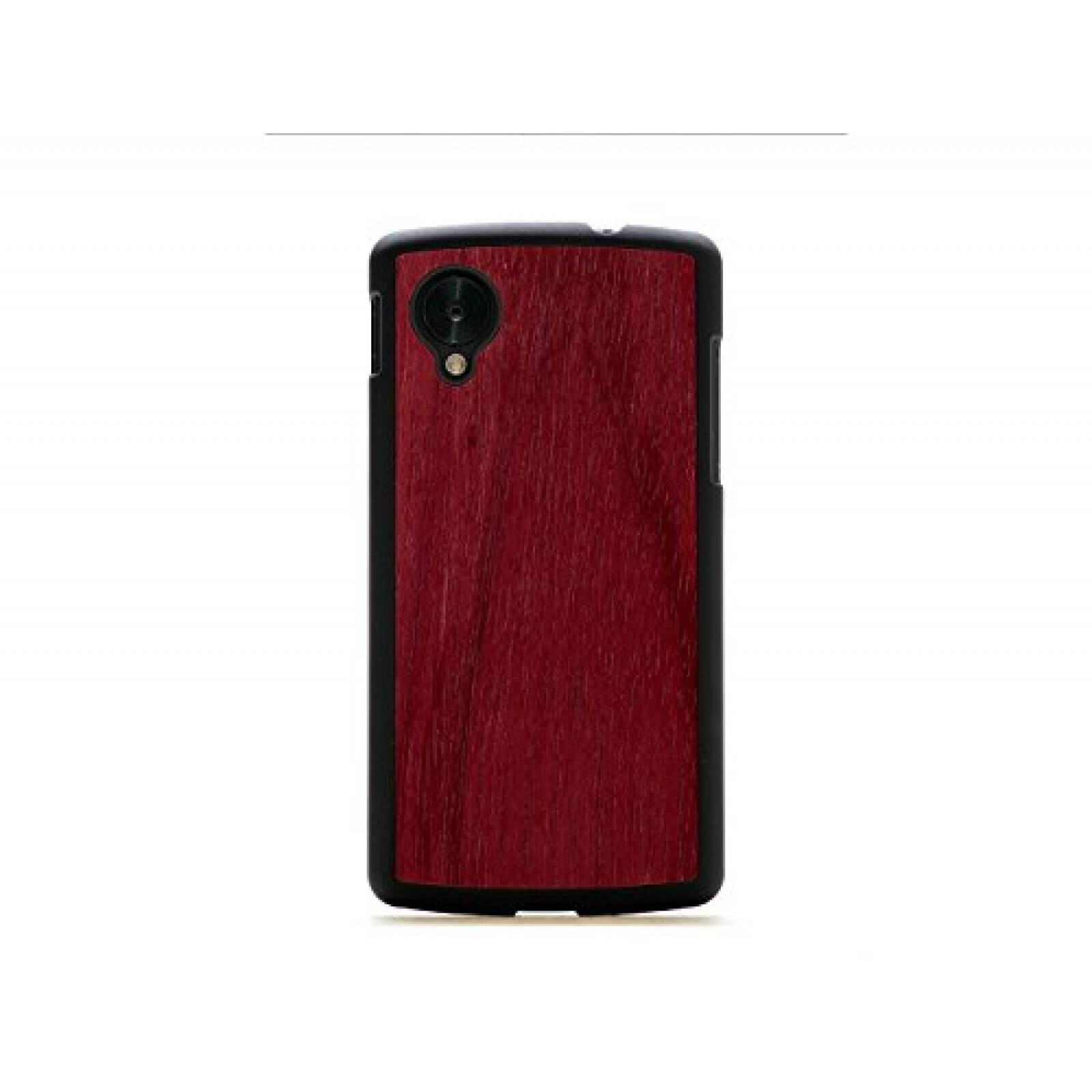 Funda Carved N5-BC1C Case for Google Nexus 5, Matte Black Wood/Purpleheart