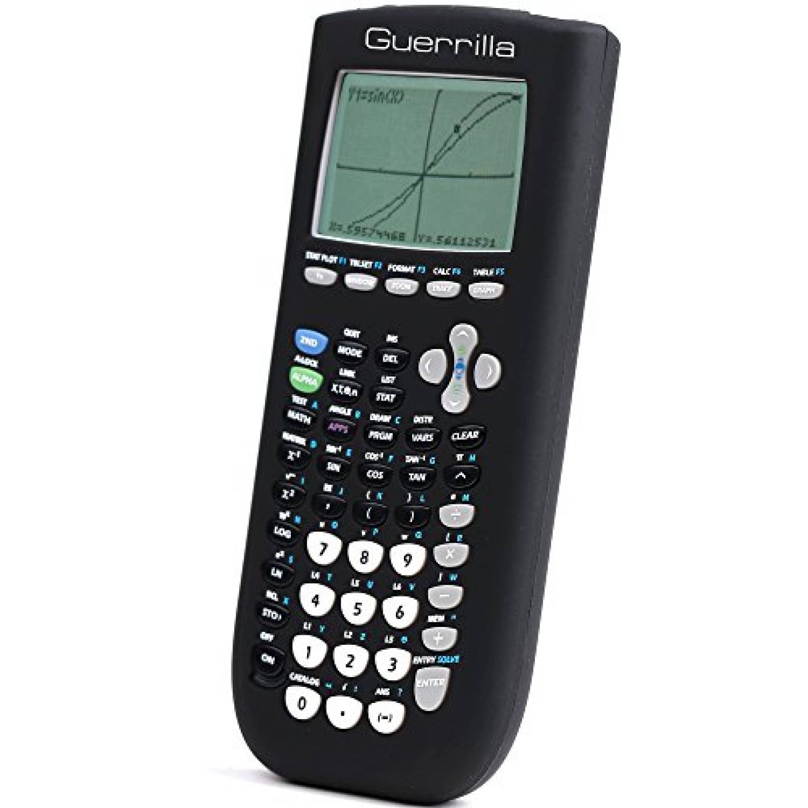 Funda Guerrilla Silicone Case for Texas Instruments TI-8 tor, Black