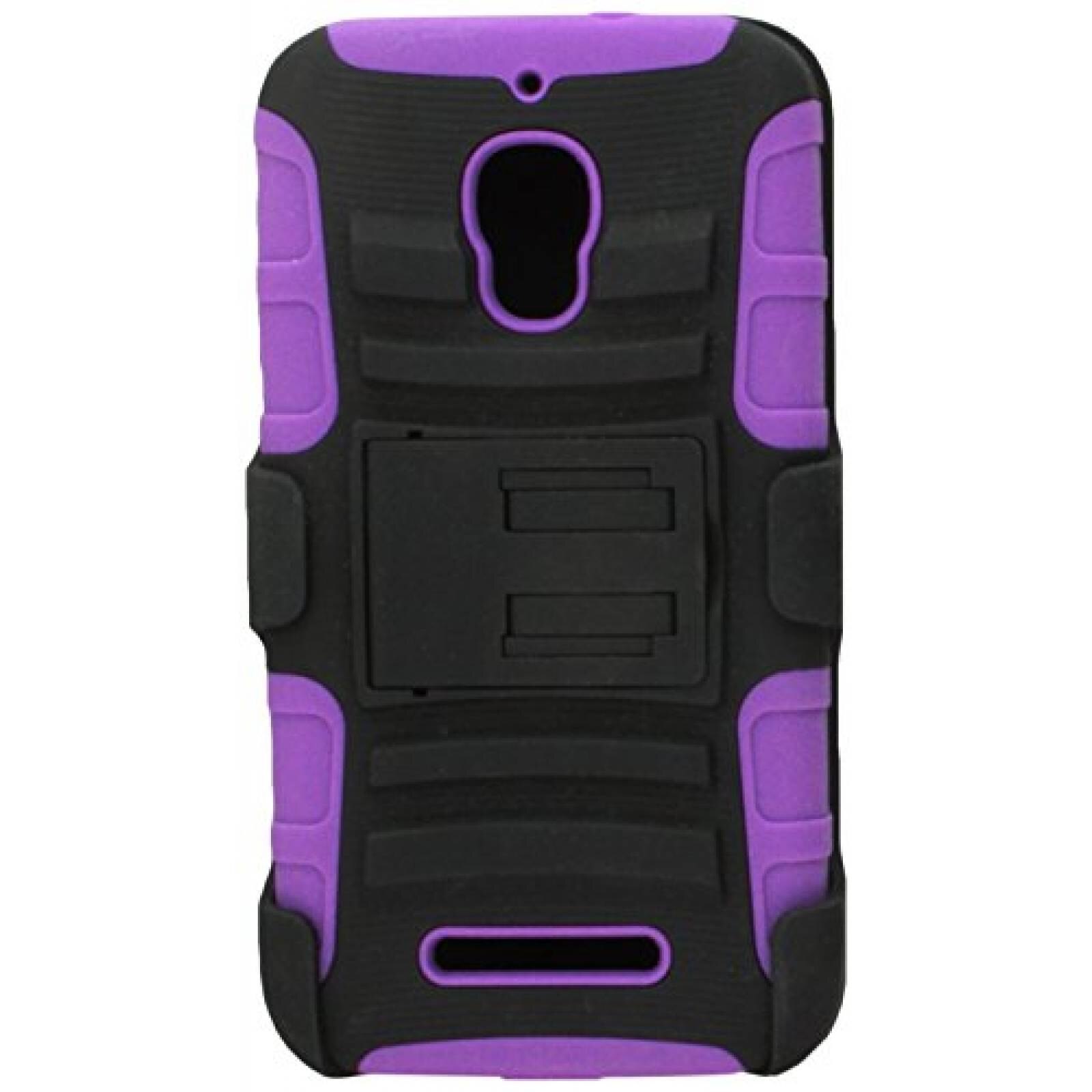 Funda Eagle Cell Hybrid Case with Y Stand for Alcatel On rple/Black