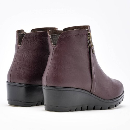 Bota y botin Mod 480 Para Mujer Principessa Color Vino