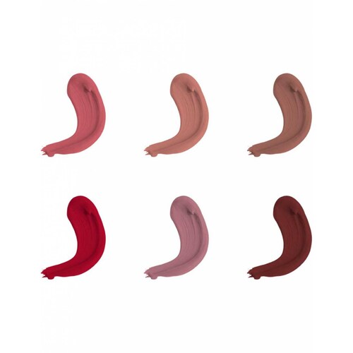 Yuya - Paquete 6 Labiales Velvet - Te Quiero (Marrón), Recuerdo (Café ...