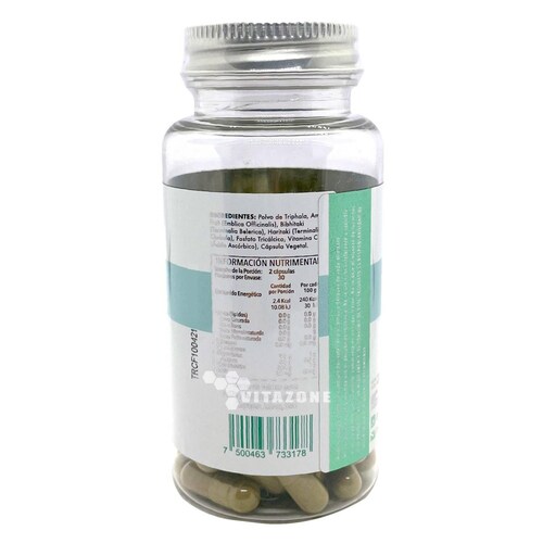 Triphala 60 cápsulas Flow