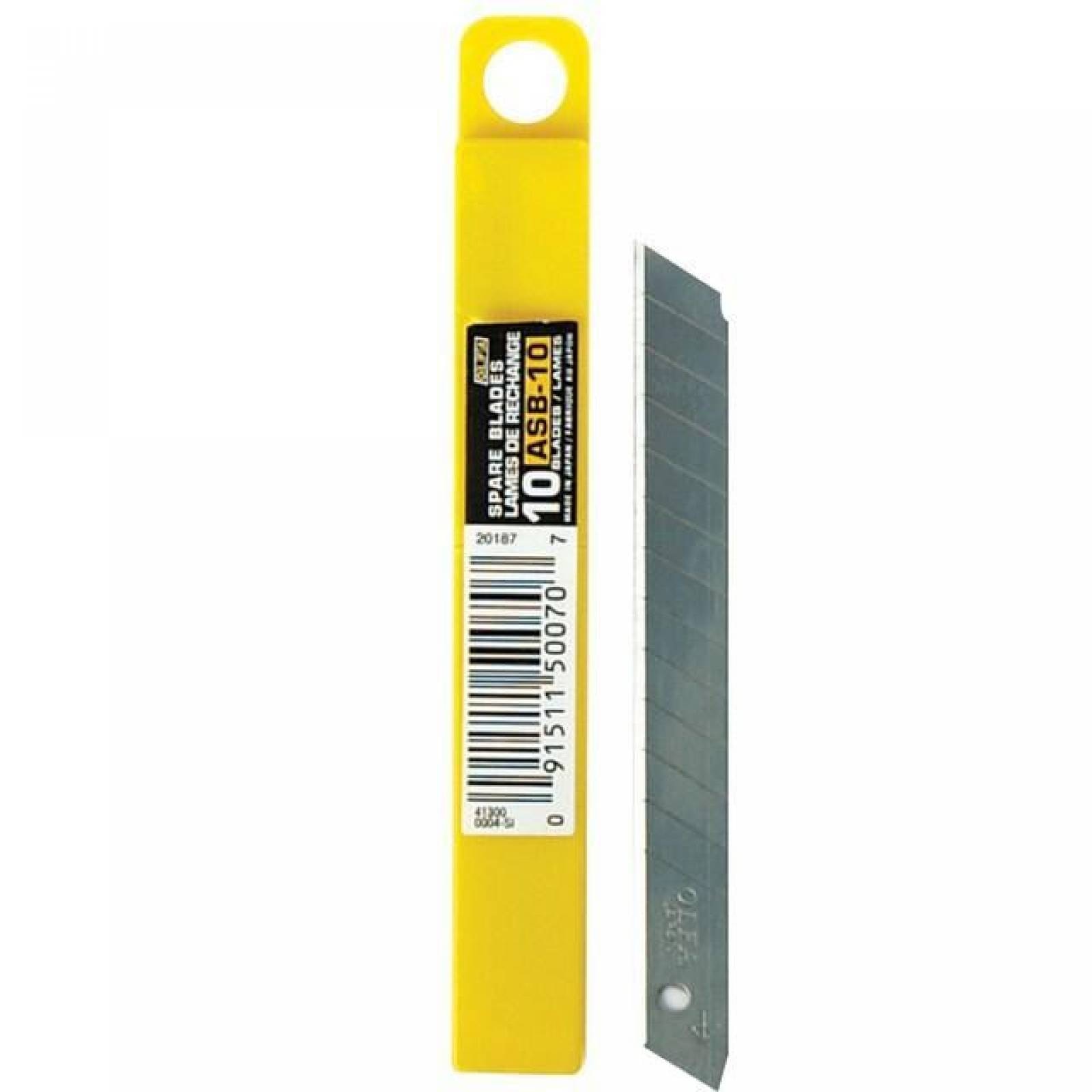 Repuesto de navajas de 9mm "olfa ab" asb-10 (10pzs) - Sears