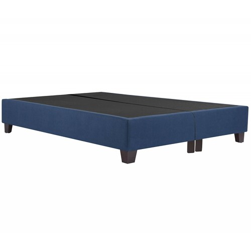 Base De Cama King Size Alva Azul Oscuro