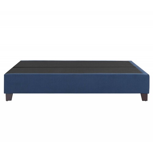 Base De Cama King Size Alva Azul Oscuro