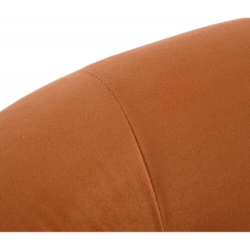 Sofá 2 cuerpos Tavári pata nogal Naranja