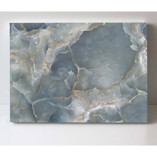 Cuadro Decorativo Canvas Bonito Marmol Gris 135x90