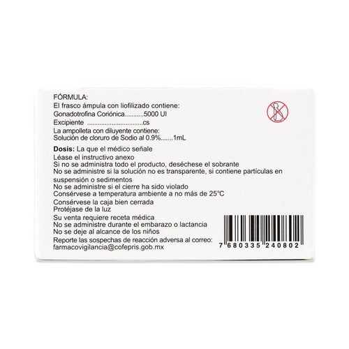 Tratamiento Ibsa Choriomon Solución Inyectable