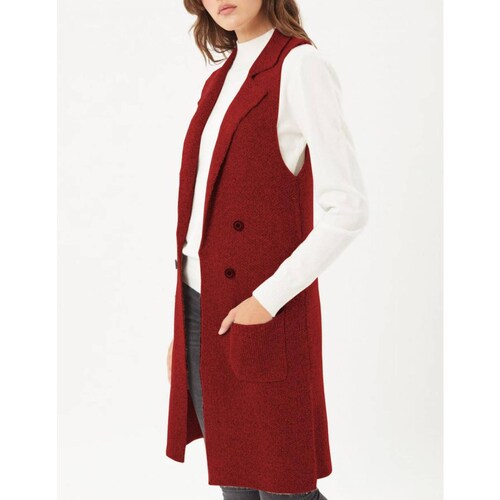 Chaleco tejido botones