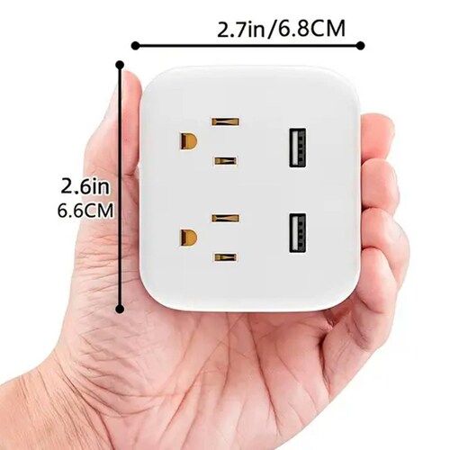 Multicontacto portatil con puertos USB, carga rapida inteligente con ...