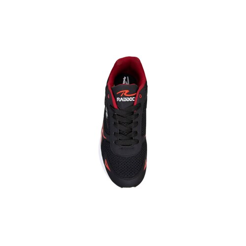 Tenis Hombre Textil Negro Rojo Raddock Manolo 4540