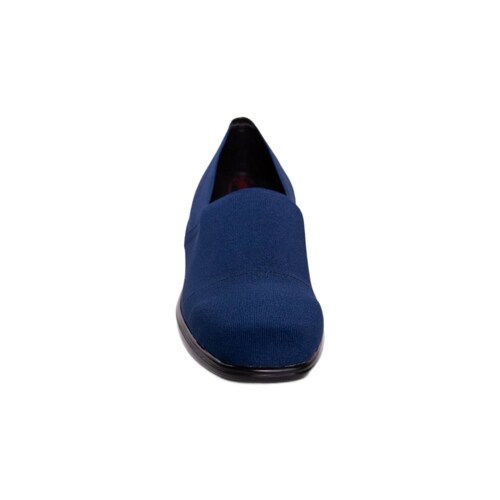Zapato Mujer Casual Elastico Azul Confortante Manolo 1399