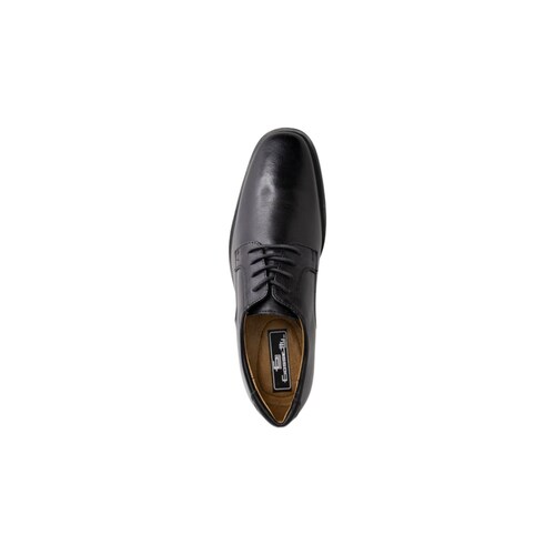 Zapato Hombre Piel Negro Gossetty Manolo 552