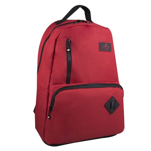 Mochila Backpack Lotto Valaki Color Rojo