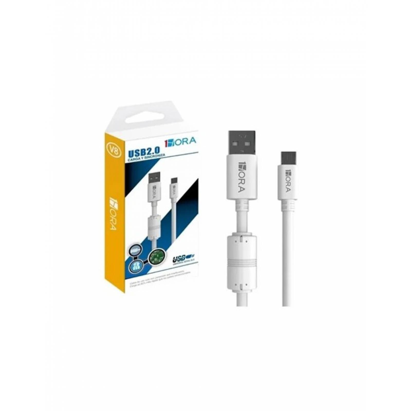 Cable Usb Micro V8 Carga Y Datos 1Hora 1.5M