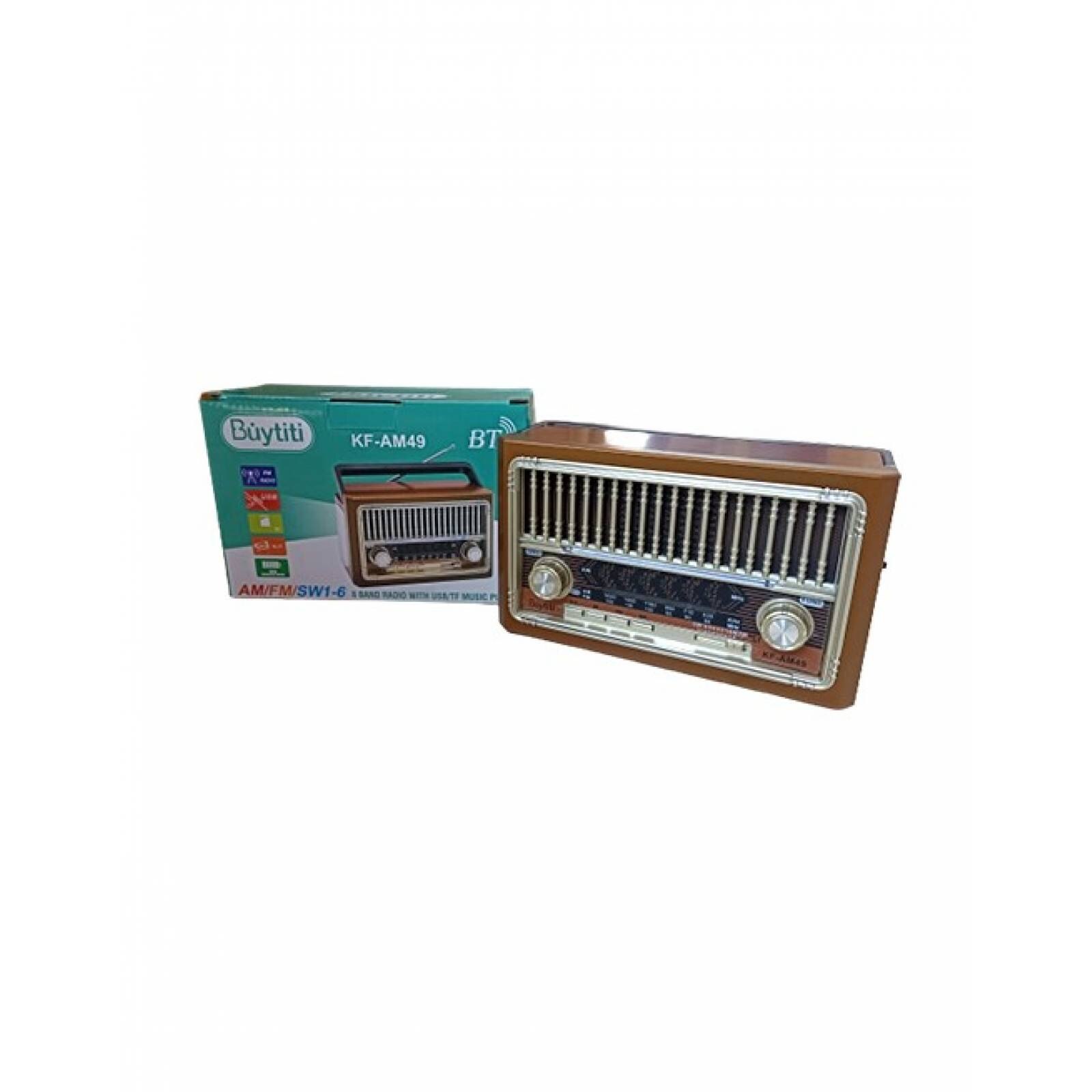 Radio Bocina Am Fm Con Linterna Bluettoth