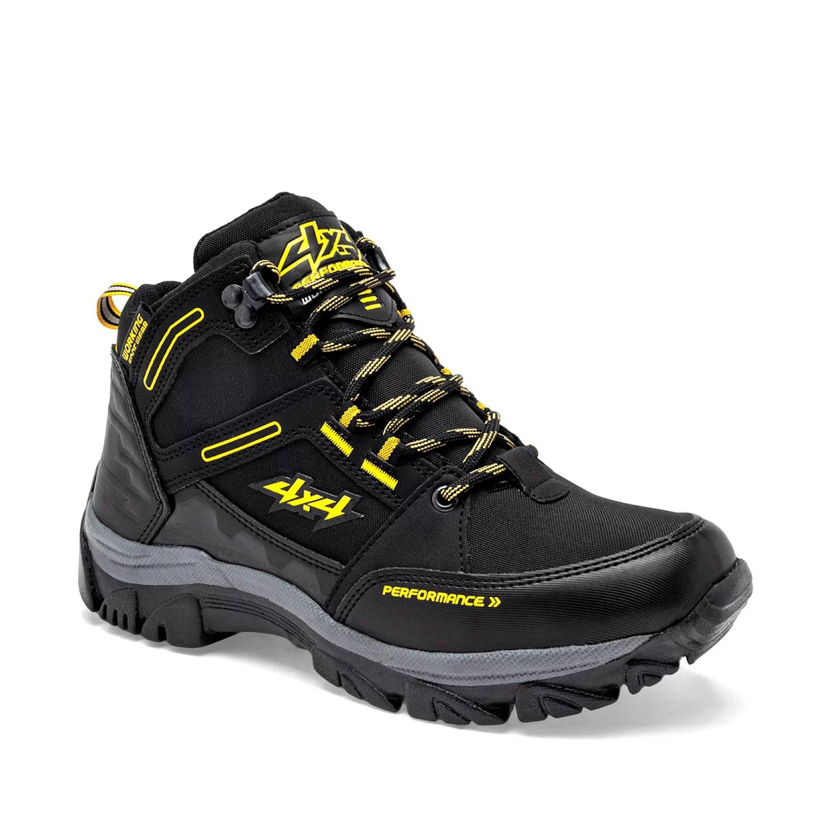 BOTA Para Hombre 4x4 7086, Color Negro CF V7