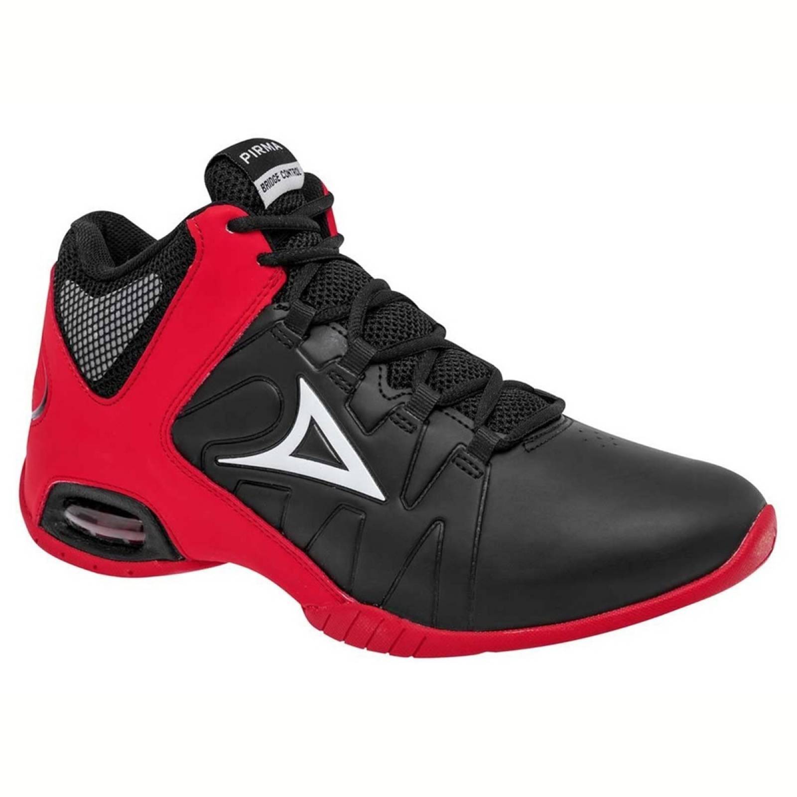 Tenis Basket Ball Pirma 795 Negro Rojo