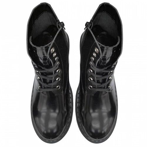 Botas Rockeras Combat Plataforma Para Dama Militares De Moda Camaleon ...