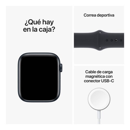 Apple Watch Se Gps 44 Mm Correa Deportiva Medianoche S m