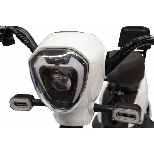 Bicicleta Eléctrica Urbana Moboss ZM400 Blanco 350W 25 km/h