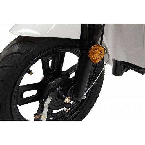 Bicicleta Eléctrica Urbana Moboss ZM400 Blanco 350W 25 km/h