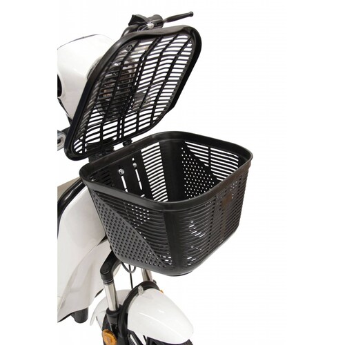 Bicicleta Eléctrica Urbana Moboss ZM400 Blanco 350W 25 km/h